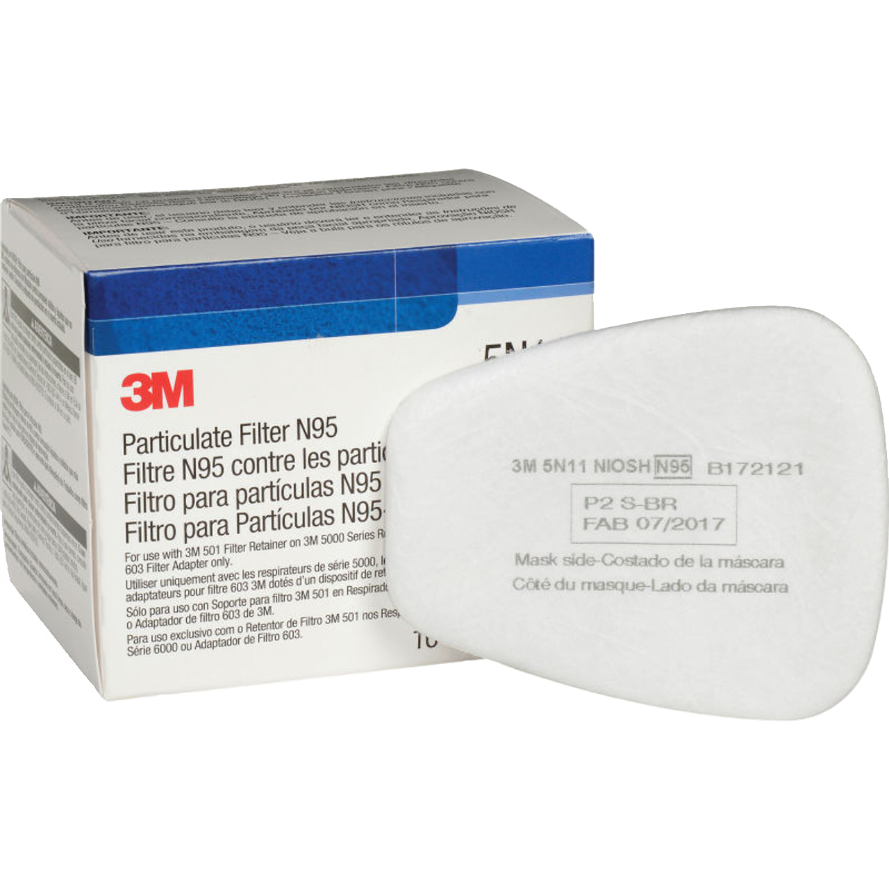 Filtro para Partículas 5N11 N95 3M™ – BioSafetyGO