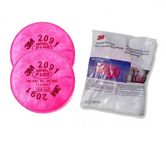 Filtro para Partículas 2091 P100 3M™ – BioSafetyGO